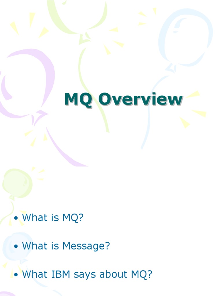 MQ Admin Demo Class - PPT | PDF | Computing Infrastructure | Computer Data