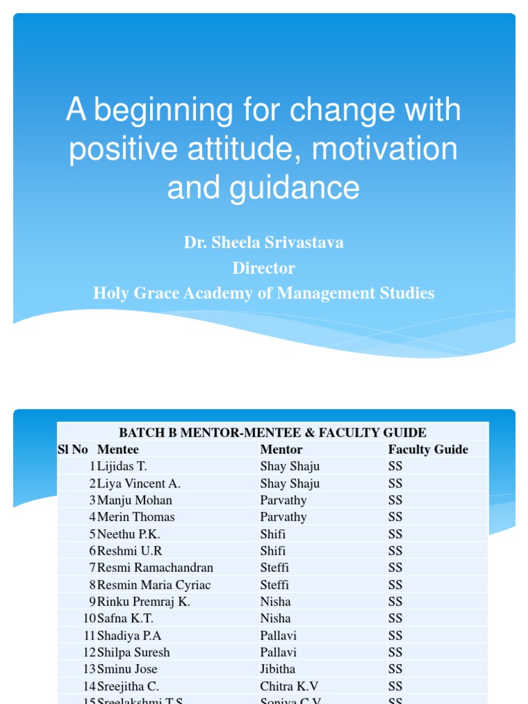 Mentor Mentee | PDF | Mentorship | Organizational Behavior