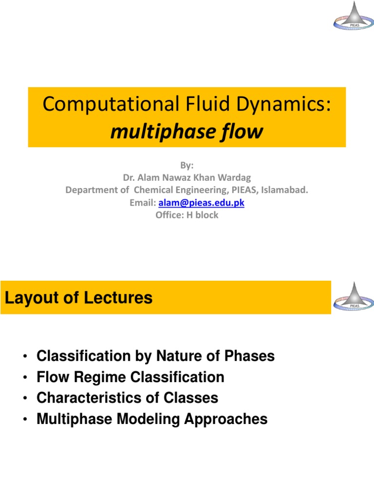 Lectures On CFD (Multiphase Flow) | PDF | Computational Fluid Dynamics | Fluid Dynamics