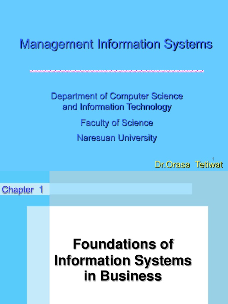 Management Information Systems | PDF | Information System | System