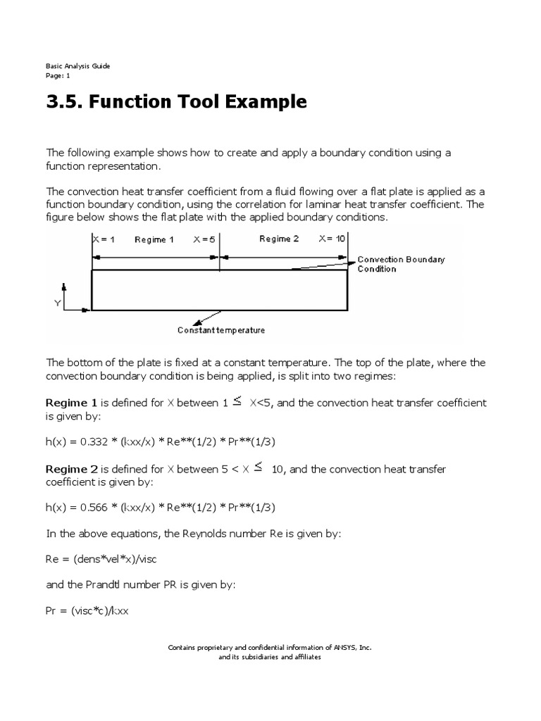 Ansys Function Tool | PDF | Heat Transfer | Materials Science