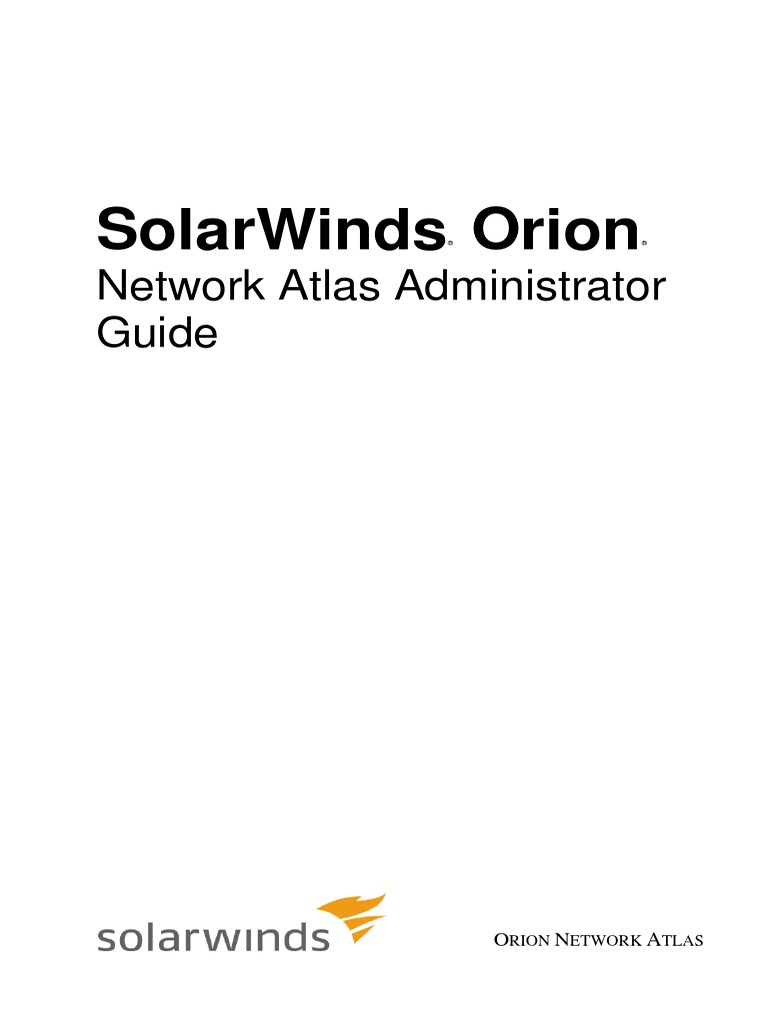 Orion Network Atlas Admin Guide | PDF | World Wide Web | Internet & Web