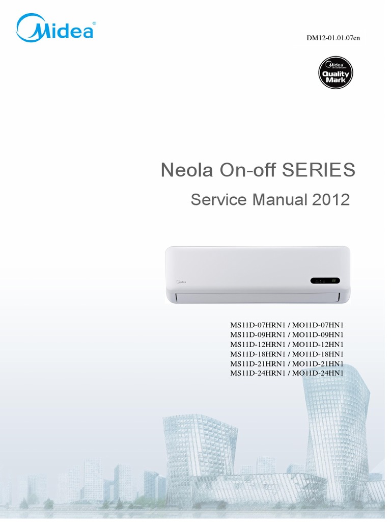 Midea Service Manuals 07082014 | PDF | Air Conditioning | Valve