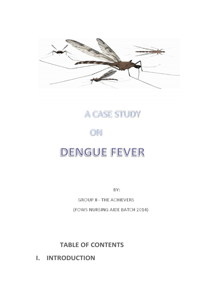 Dengue Case Study | PDF | Mosquito | Aedes Aegypti