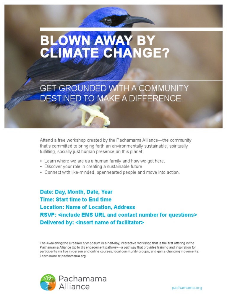 Climate Change Flyer | PDF | Career & Growth | Wellness