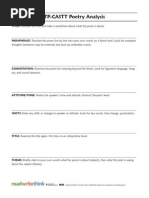 TP-CASTT Poetry Analysis Guide | PDF | Poetry