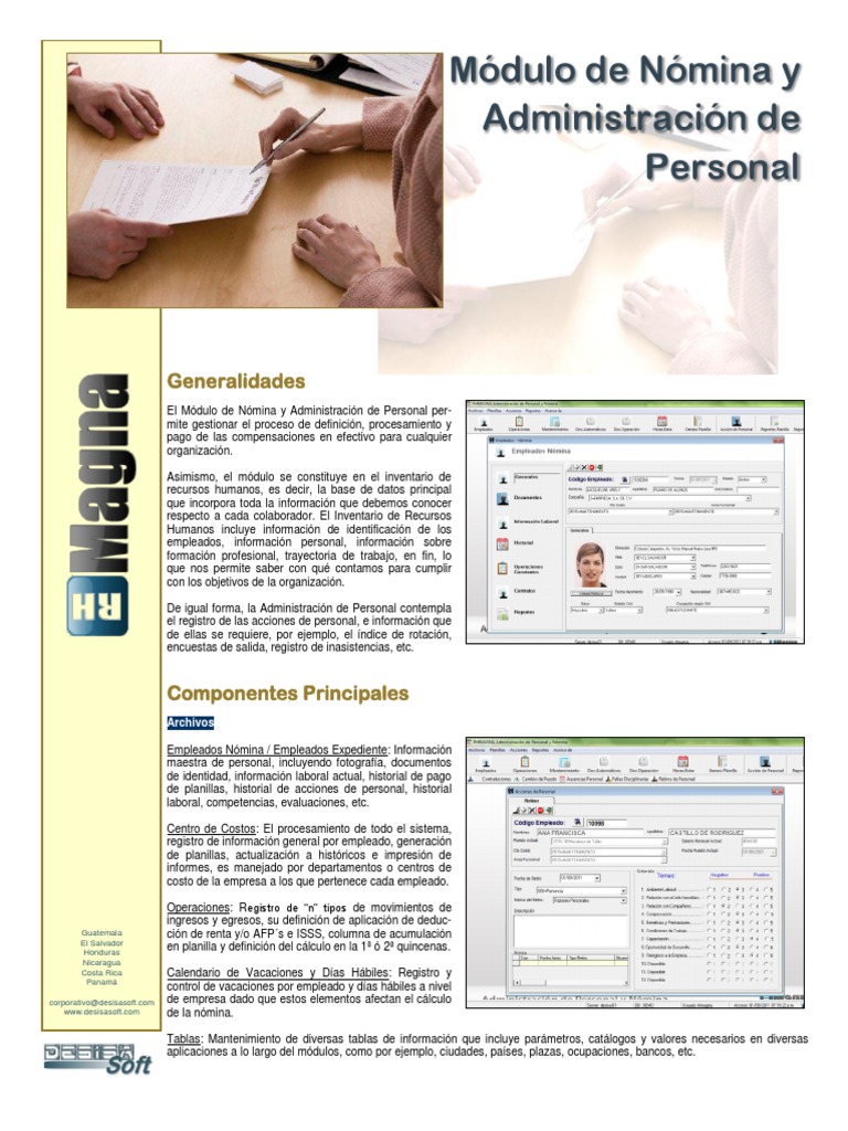 01 Nomina Y Administracion De Personal Pdf Nómina De Sueldos