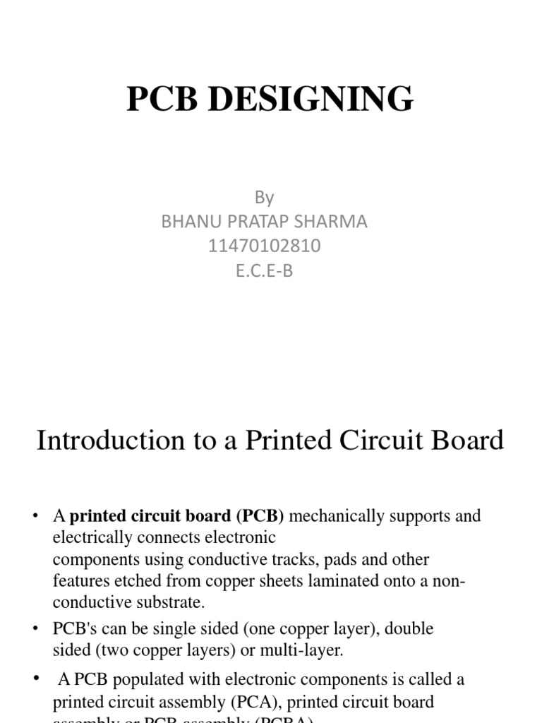 Pcbdesigning | PDF | Printed Circuit Board | Electronic Engineering