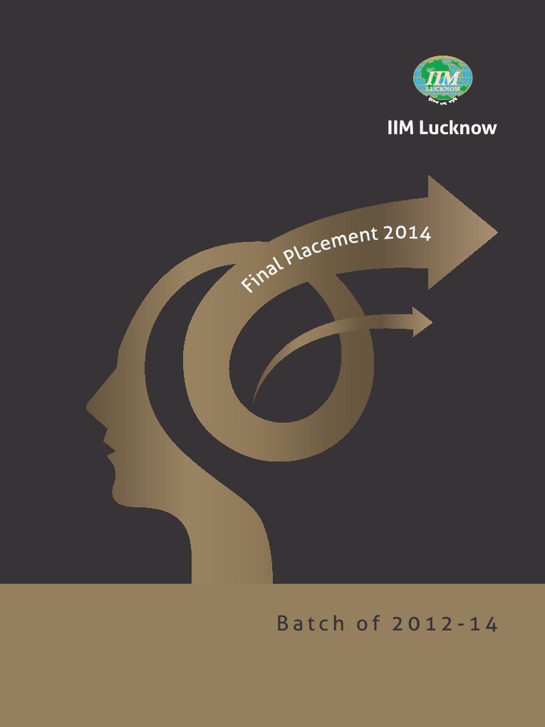 IIM Lucknow Final Placements Brochure | PDF | Analytics | Economies