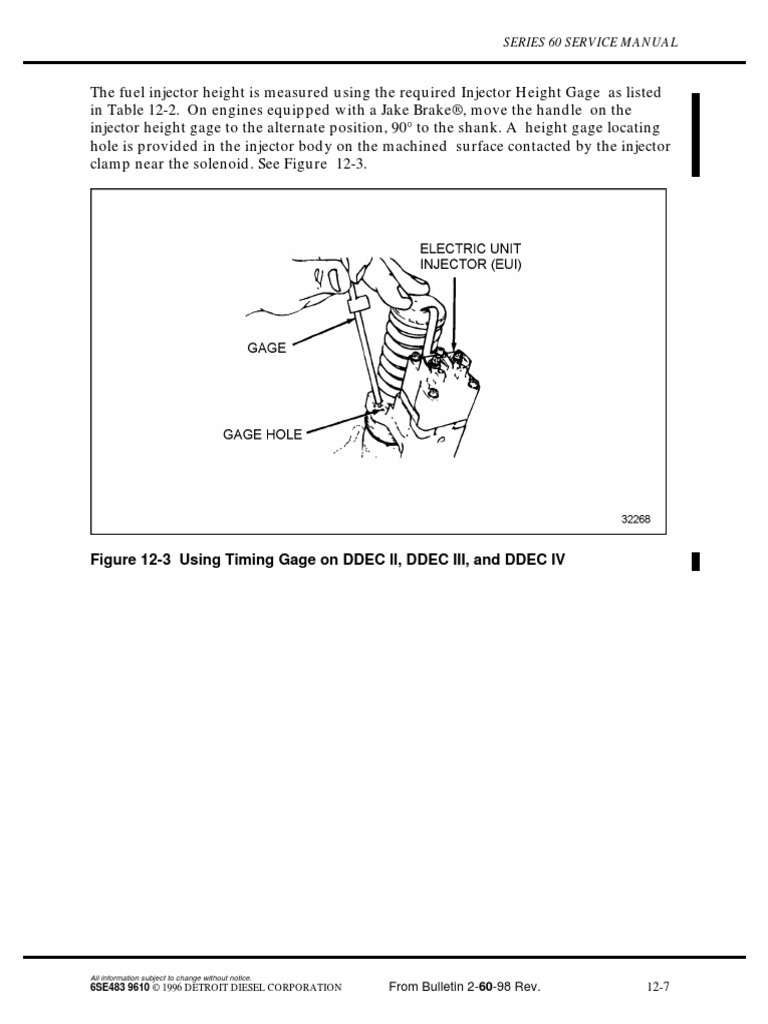 Figure 12-3 Using Timing Gage On DDEC II, DDEC III, and DDEC IV | PDF ...