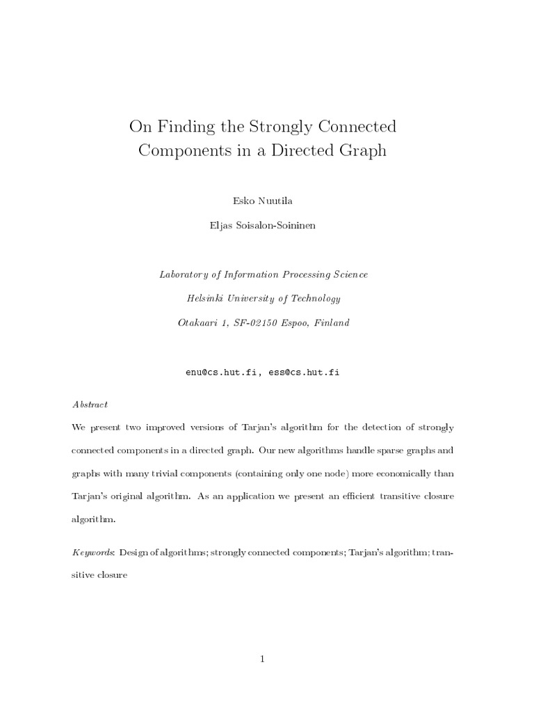 Traversal Connected Compnents | PDF | Time Complexity | Vertex (Graph Theory)