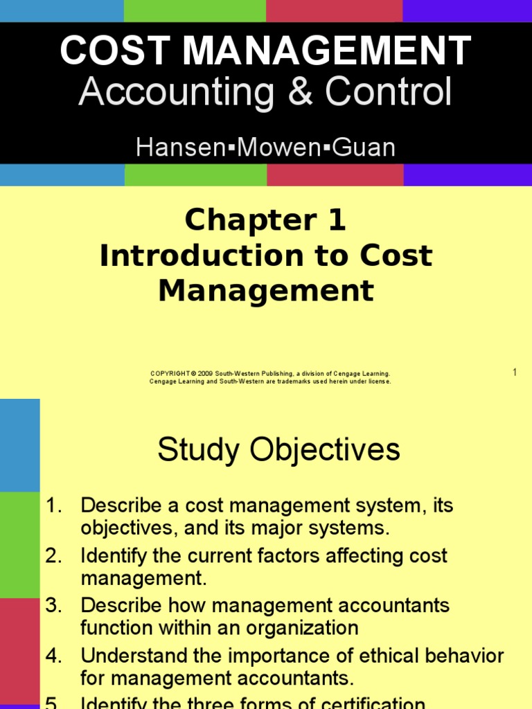 Introduction To Cost Management | Download Free PDF | Financial ...