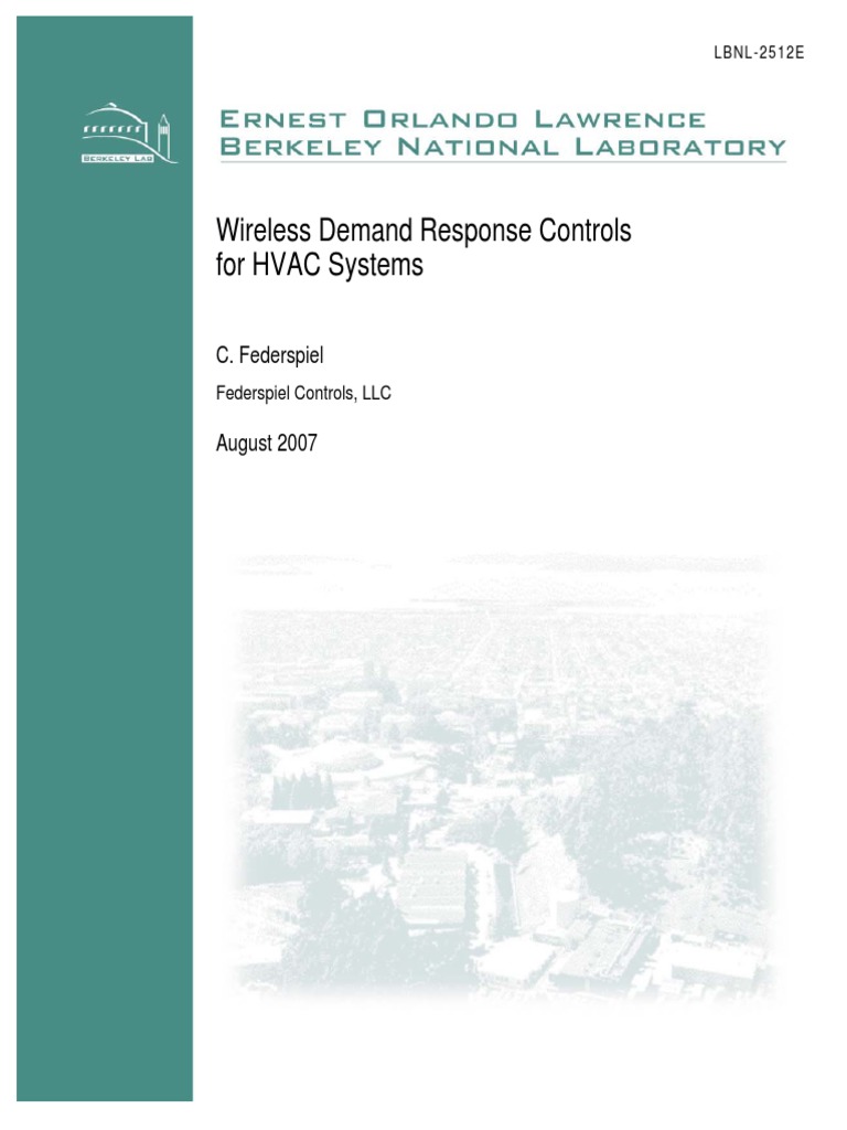 Wireless Demand Response Controls | PDF | Hvac | Xml