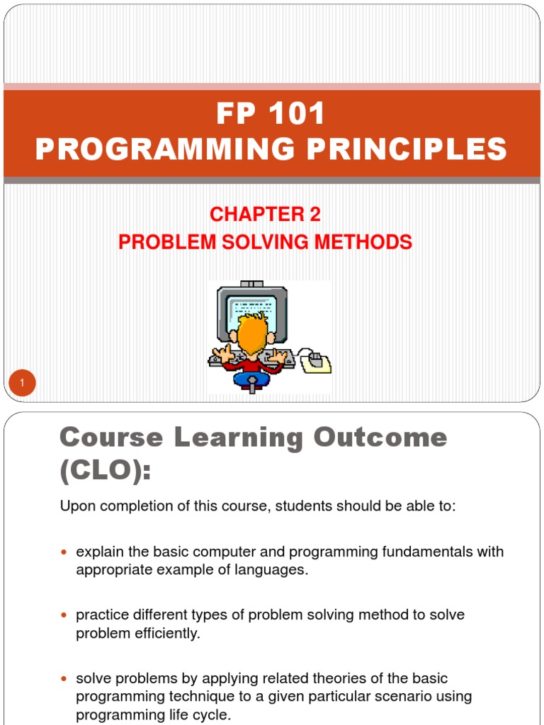 Chapter 2-Problem Solving Methods | PDF | Input/Output | Computer Program