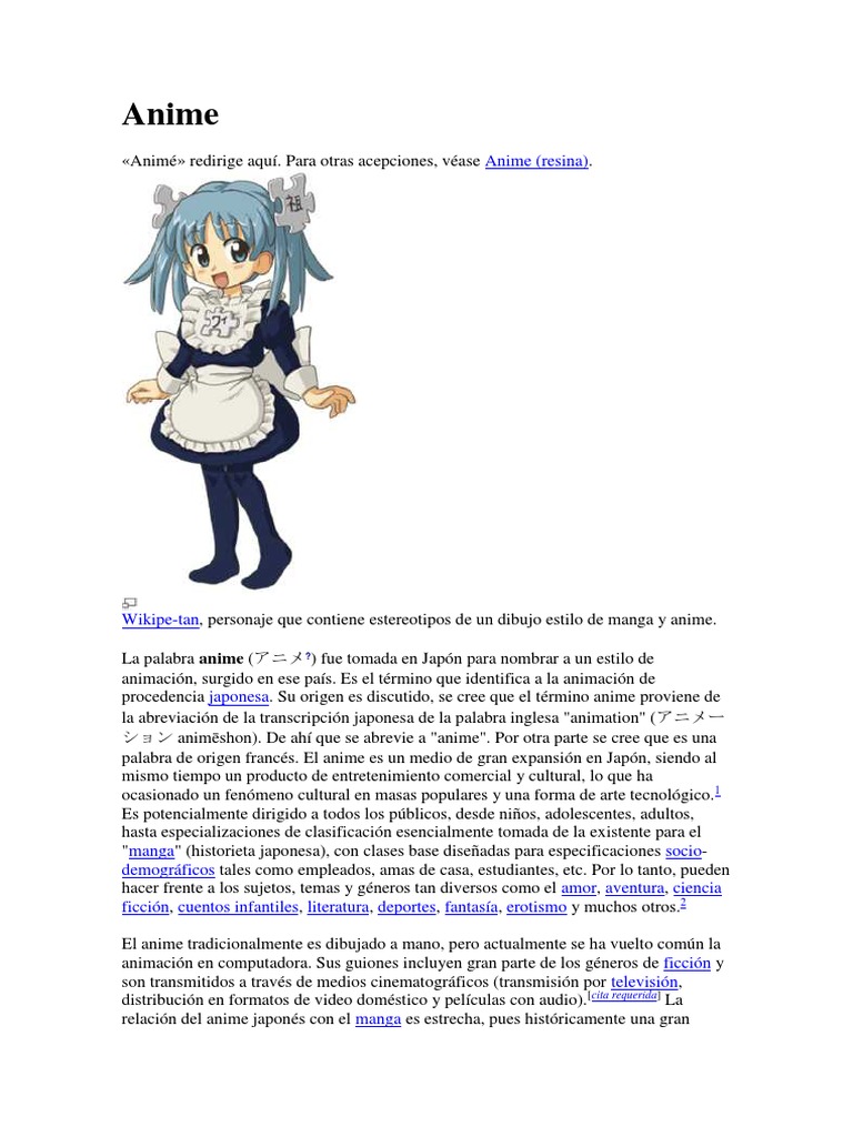 Anime | PDF | Anime | Animación
