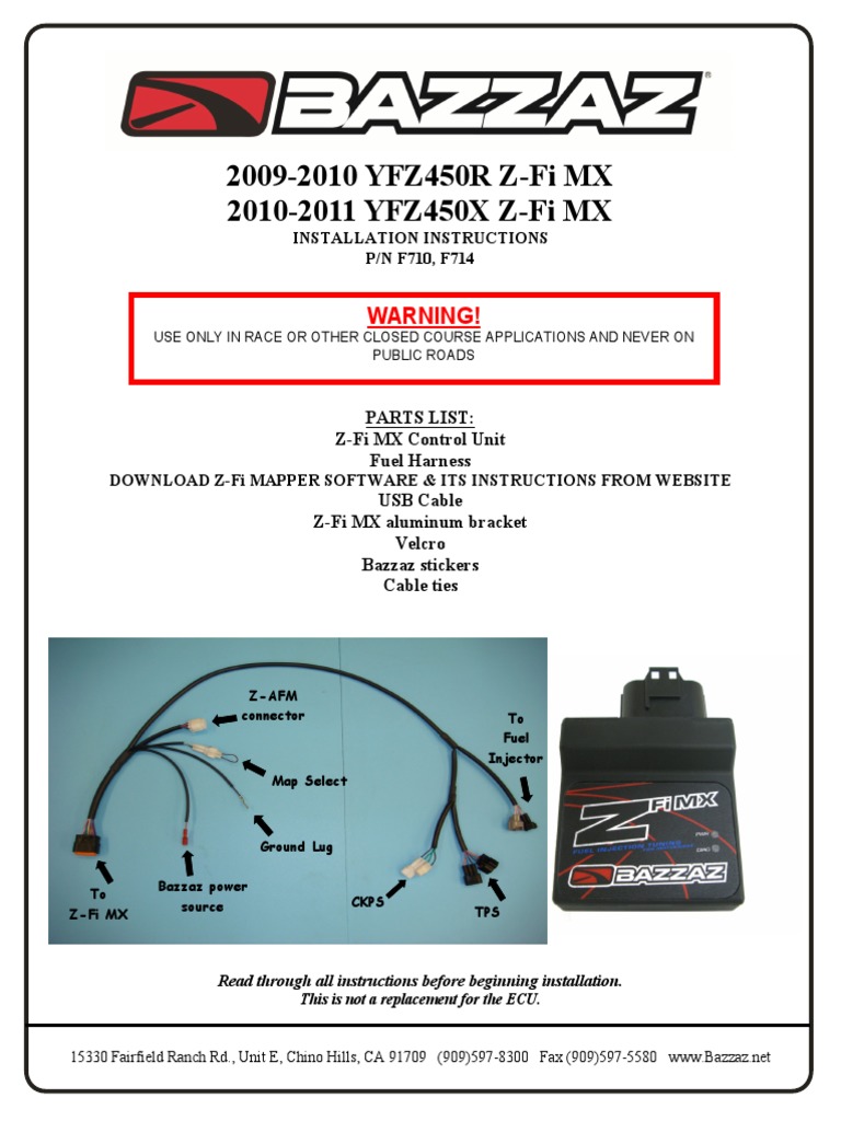 Manual Computador Bazzaz ZFi | PDF | Electrical Connector | Fuel Injection