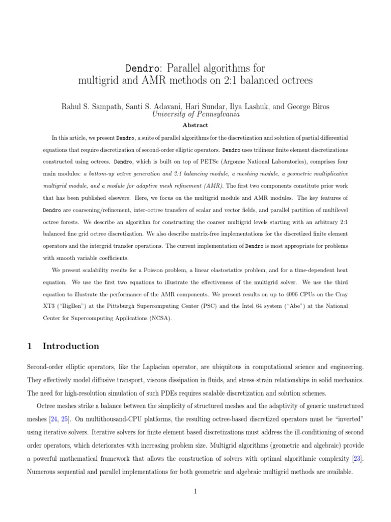 Dendro 1 | PDF | Central Processing Unit | Grid Computing