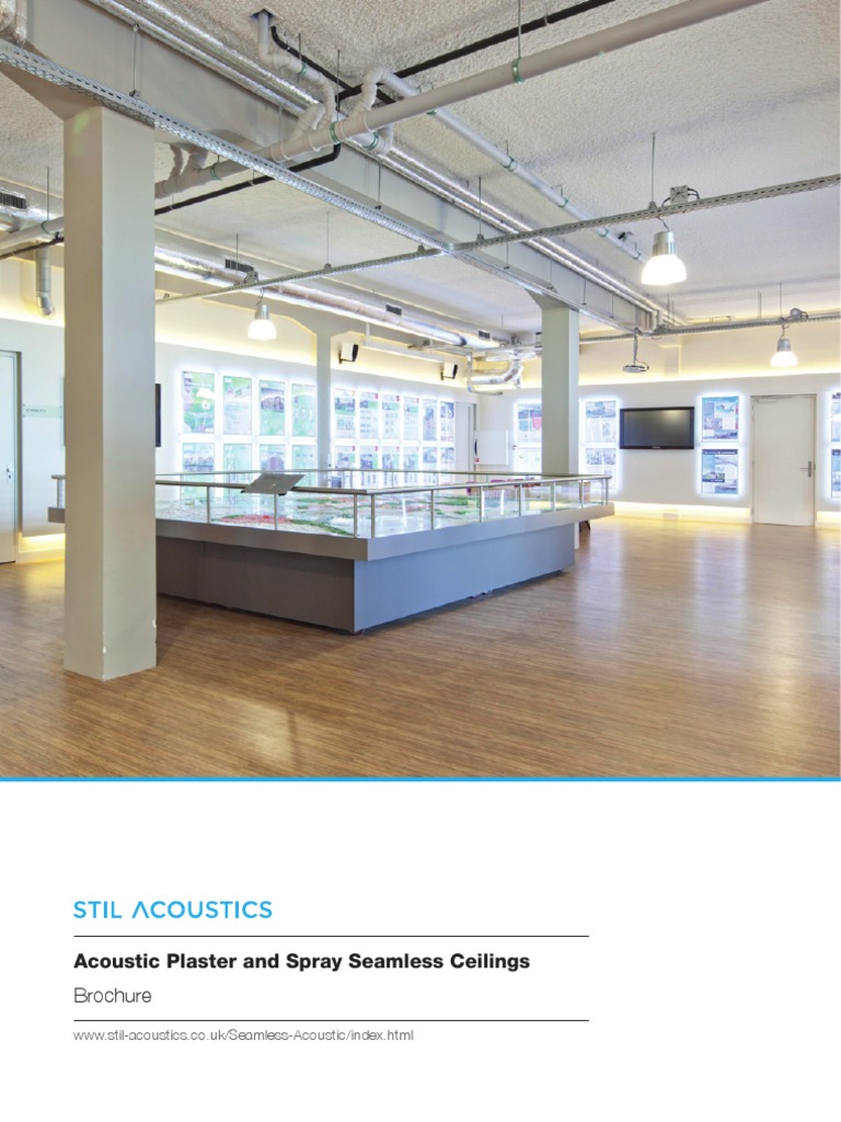 Acoustic Plaster and Spray Brochure | PDF | Plaster | Building Engineering