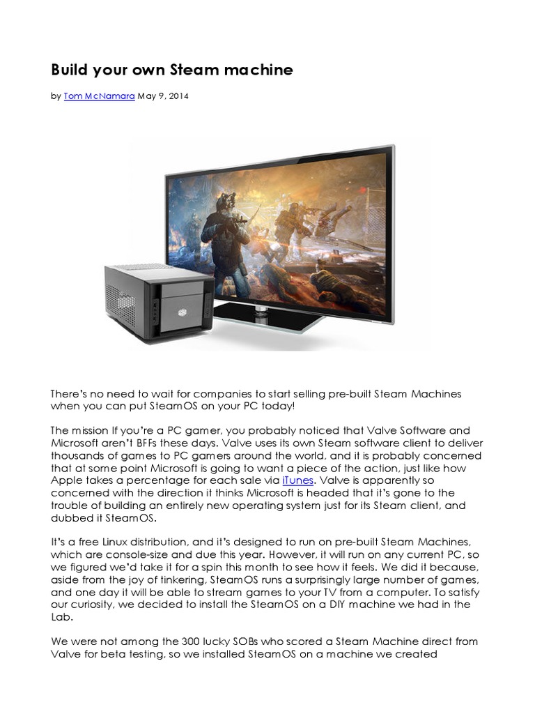 Build Your Own Steam Machine | PDF | Command Line Interface | Usb Flash ...