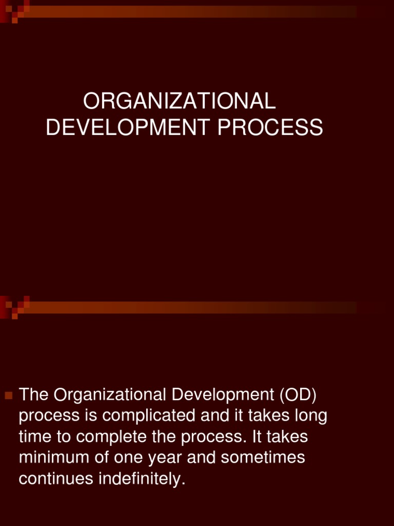 OD Process | PDF | Organization Development | Psychology