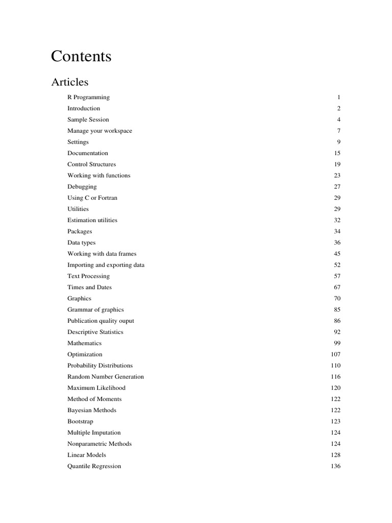R Programming | PDF | R (Programming Language) | Installation (Computer ...