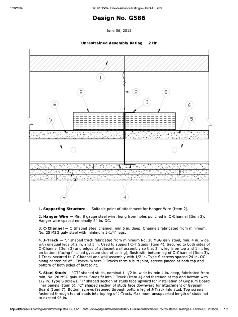 G586 Celing-Shaft UL | PDF
