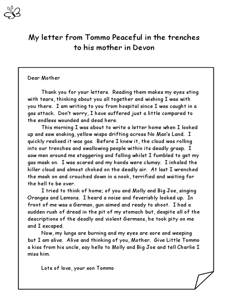 Tommos Letter | PDF