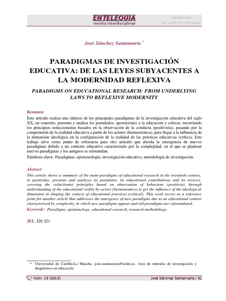 paradigma cualitativo interpretativo | Ciencia | Paradigma