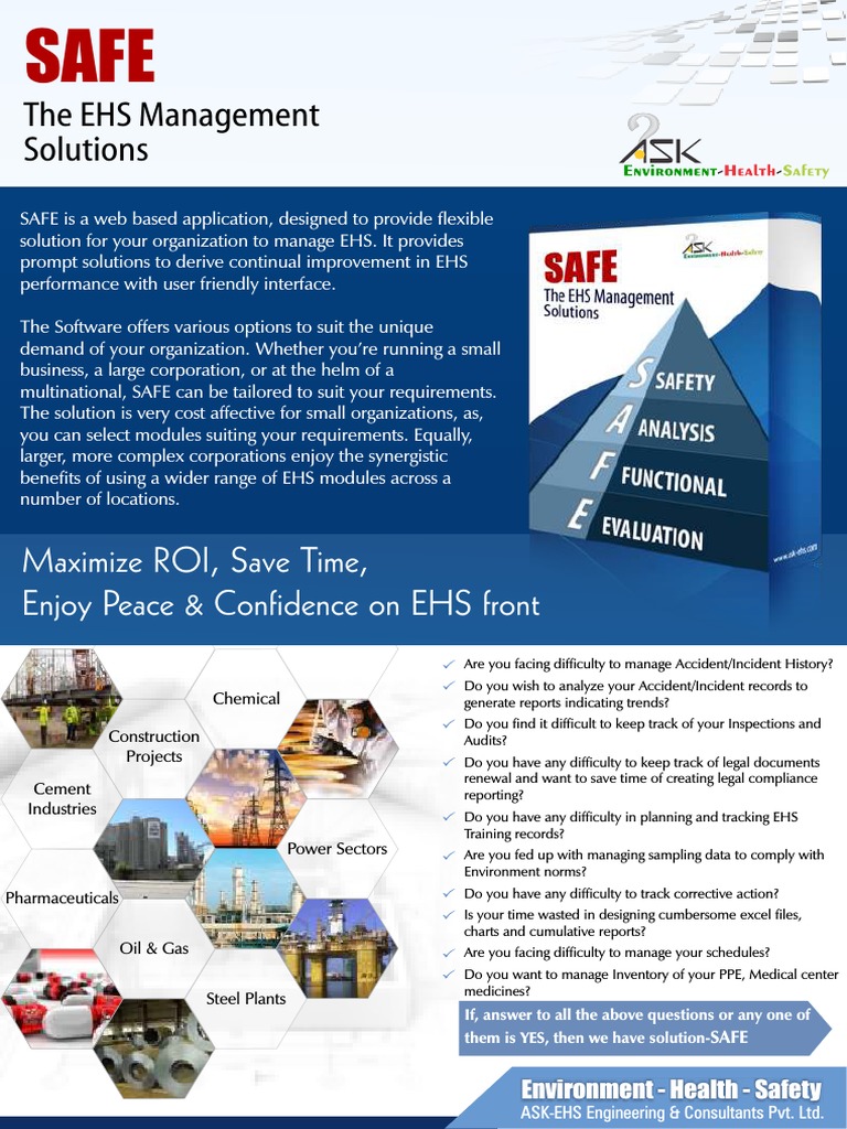 Environment, Health and Safety Management Software - The EHS Management ...