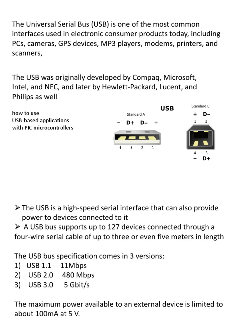 How To Use USB-based Applications With PIC Microcontrollers | PDF ...