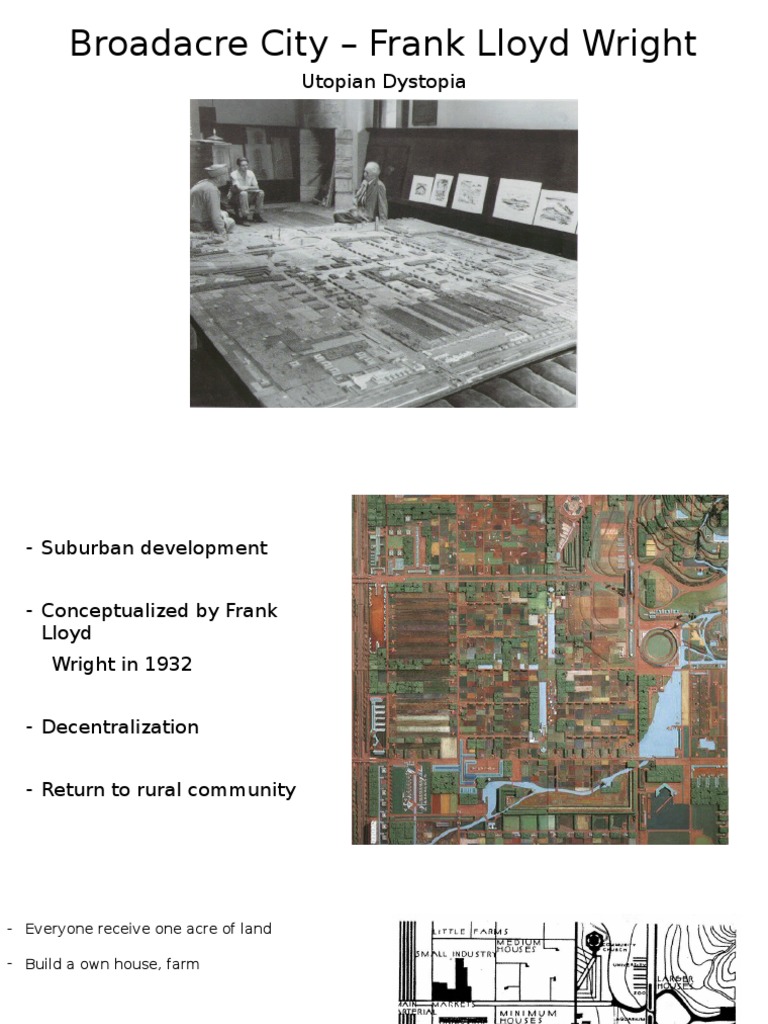 Broadacre City - Frank Lloyd Wright | PDF | Travel