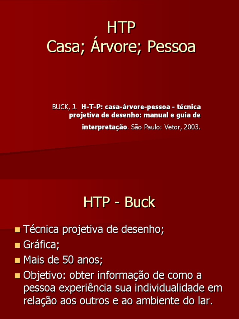 Explicação Teste HTP | PDF | Desenho | Tempo