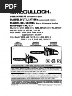 McColloch Chainsaws 32cc 35cc 38cc Anti Vibe Illustrated Parts List ...
