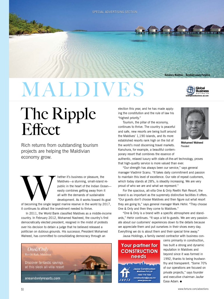 Maldive Business | PDF | Resort | Spa