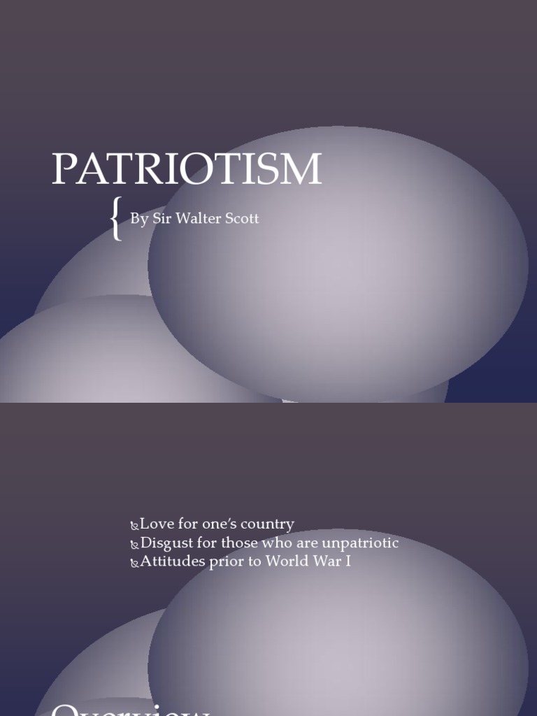 Patriotism Poem | PDF | Poetry