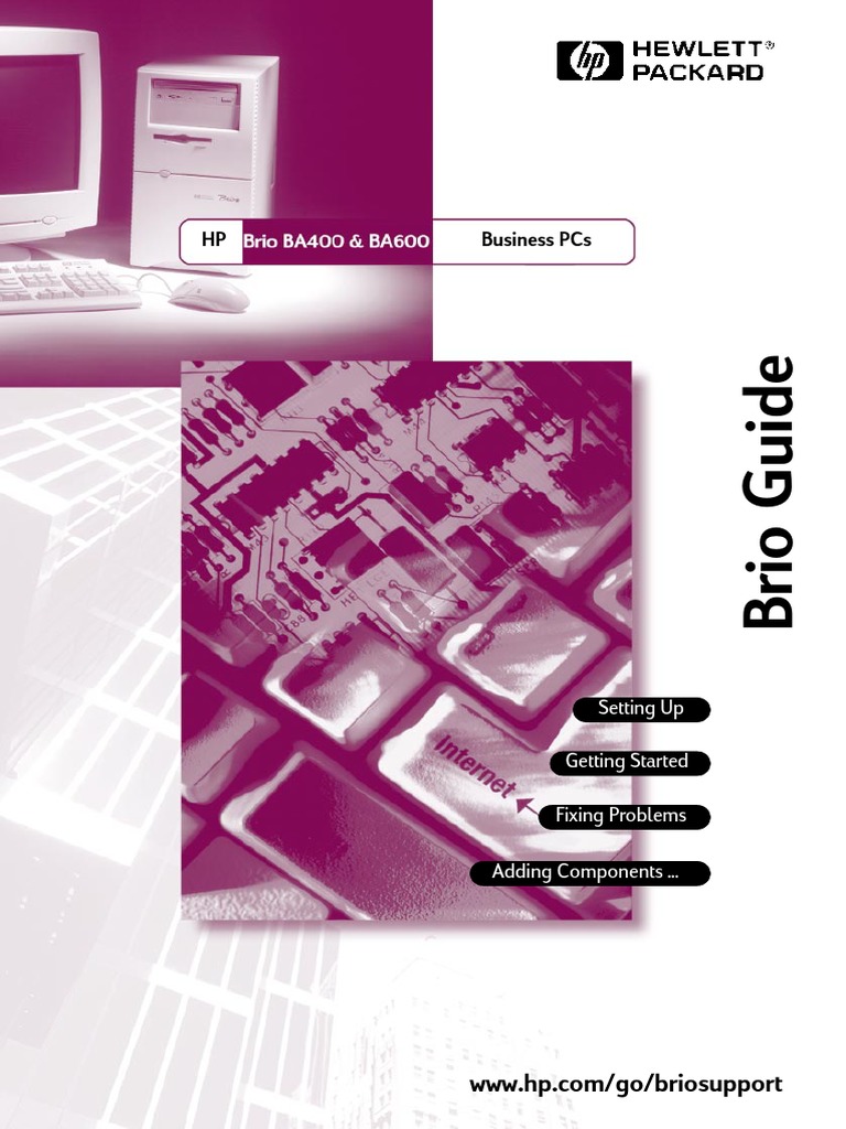 HP Brio BA600 User Guide | PDF | Bios | Booting