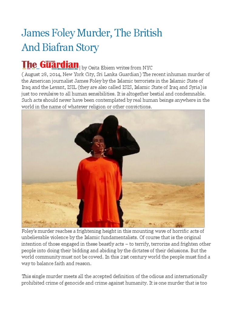 James Foley Murder, The British | PDF | Social Science