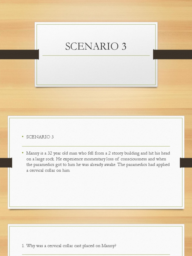 Case Scenario | Traumatic Brain Injury | Medical Emergencies