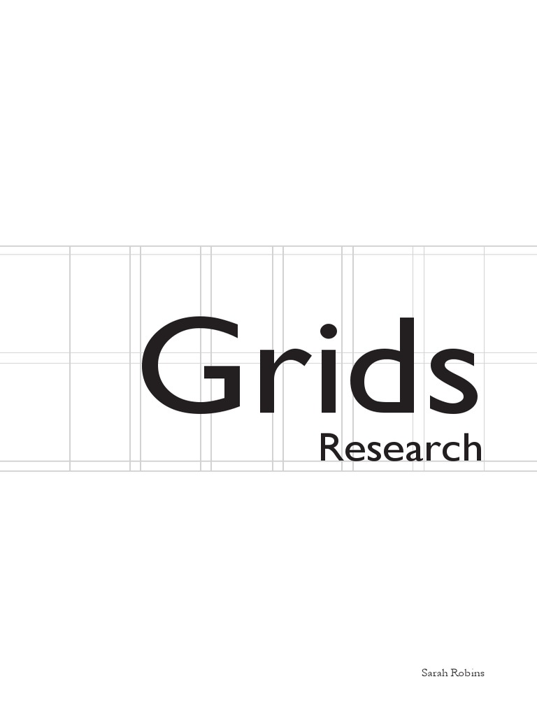 Grid Research | PDF | Page Layout | Composition (Visual Arts)