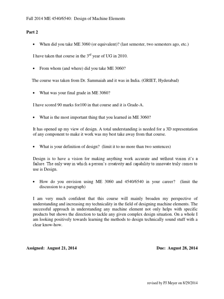 Revised by PJ Meyer On 8/29/2014 | PDF | Career & Growth