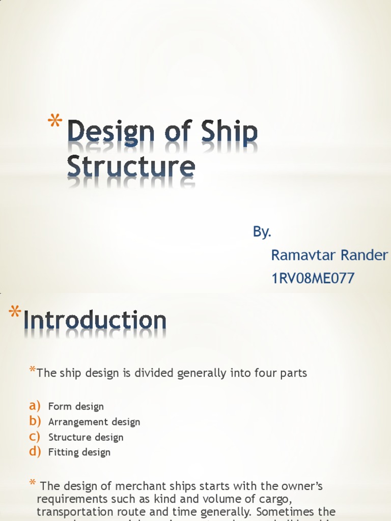 Basic Ship Structure Design | PDF | Buckling | Bending
