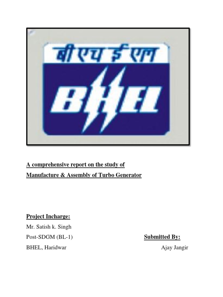 Manufacture & Assembly of 500MW Turbo Generator | PDF | Electrical ...