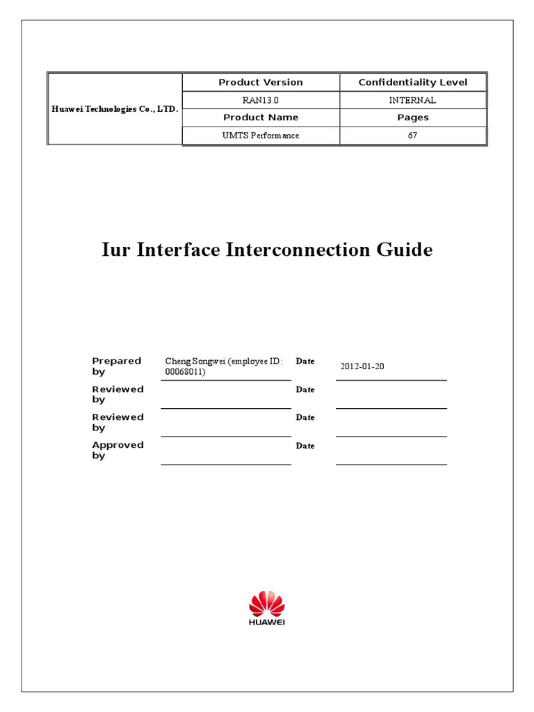 Iur Interface Interconnection Guide-V1.1 | Receiver (Radio) | Internet ...