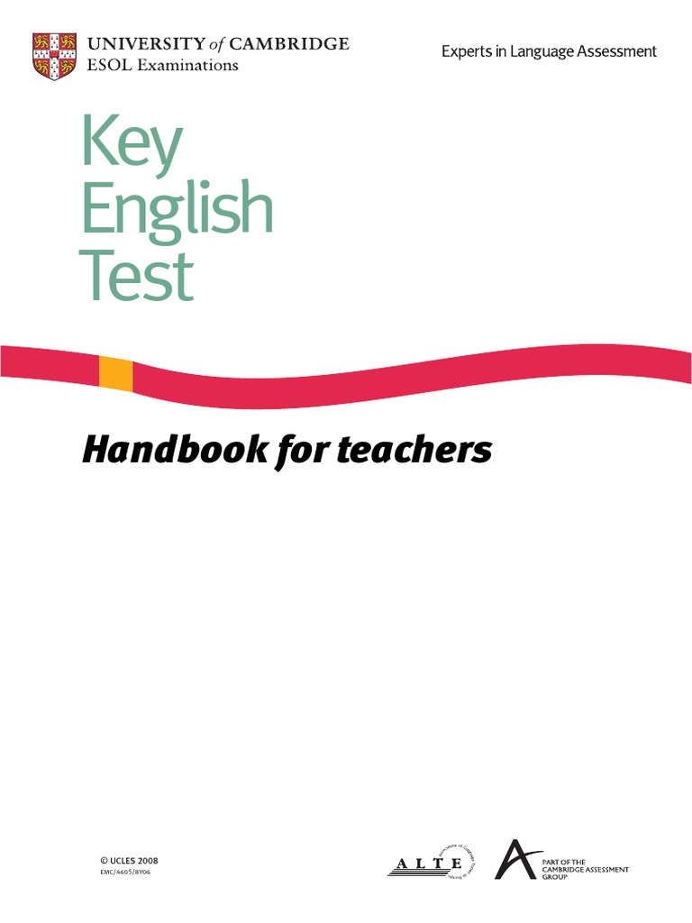 Ket | English As A Second Or Foreign Language | Test (Assessment ...