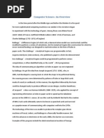 Overview of Computer Science History | PDF | Computer Science ...