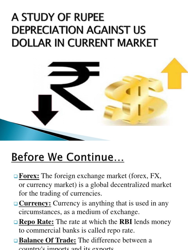 USD Vs INR | PDF | Foreign Exchange Market | Deficit Spending