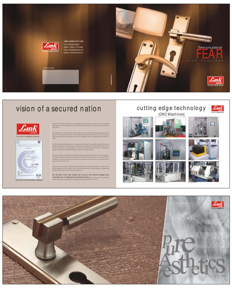 Link Locks Catalogue | PDF | Security | Security Technology
