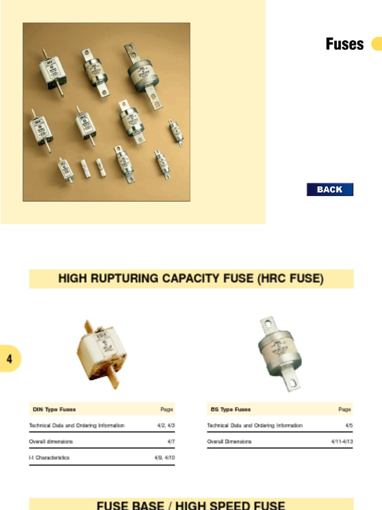 Fuse | PDF | Fuse (Electrical) | Alternating Current