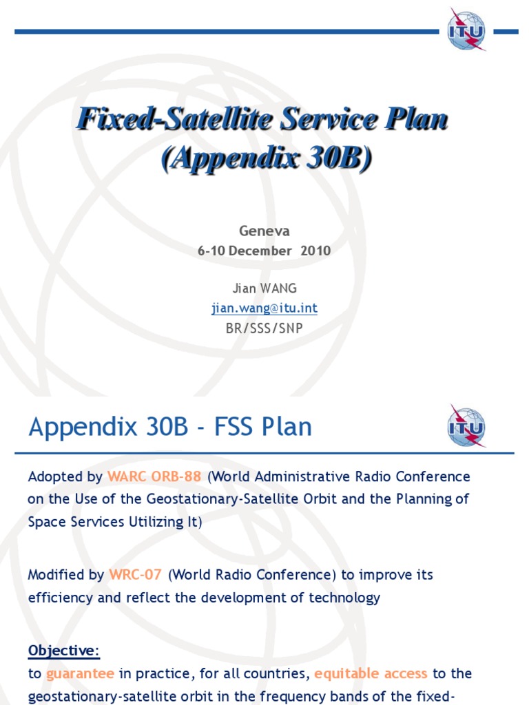 05 Fixed Satellite Service Plan | PDF | Hertz | Telecommunications ...