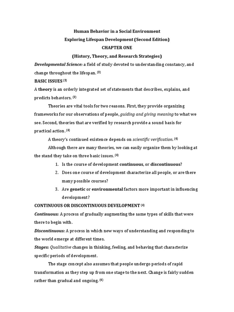 Chapter One: Exploring Lifespan Development | Download Free PDF ...